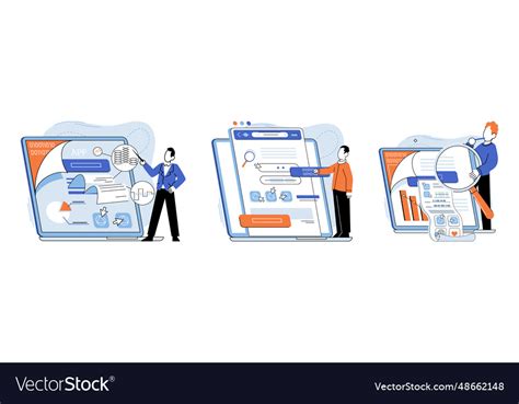 Application Testing Metaphor Software Royalty Free Vector