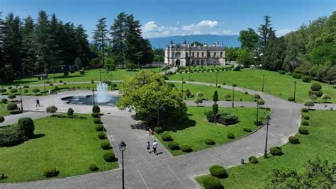 ქალაქი ზუგდიდი დადიანების სასახლე Stockfootage