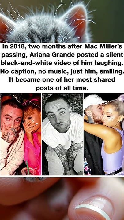 In 2018 Two Months After Mac Miller S Passing Ariana Grande Posted A