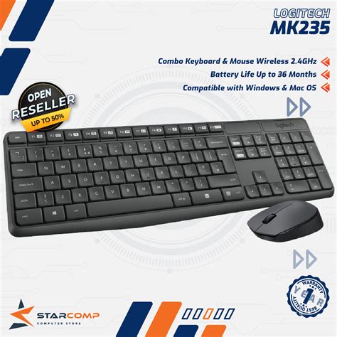 Jual Logitech Mk235 Combo Wireless Keyboard Dan Mouse Shopee Indonesia