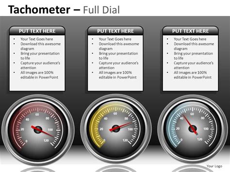 Tachometer Full Dial Powerpoint Presentation Slides PowerPoint Slides Diagrams Themes For