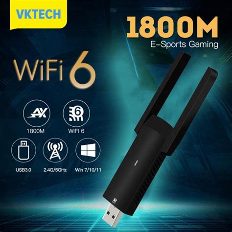 Wifi Adaptor Usb Dual Band G Ghz Kartu Jaringan Nirkabel Usb Wifi Untuk Windows