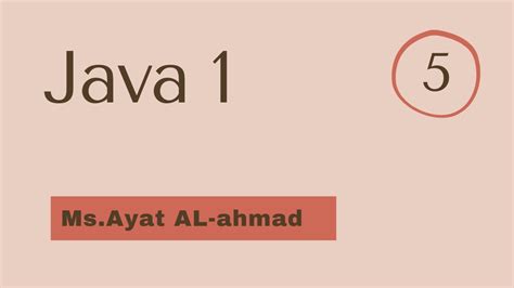 Java1 Data Types Andand Arithmatic Operator Youtube