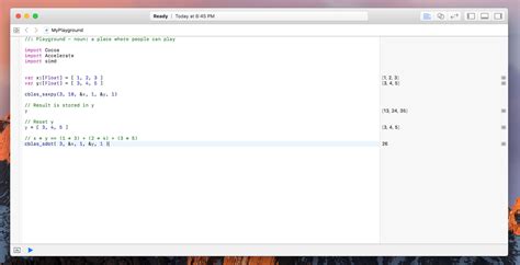 Introduction To The Accelerate Framework In Swift