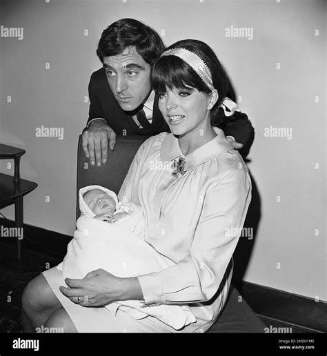 Anthony Newley With Wife Actress Joan Collins As They Leave New York