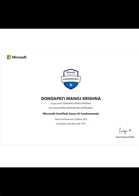 Manoj Krishna Dondapati On Linkedin Ai Azure Microsoftazure Microsoft