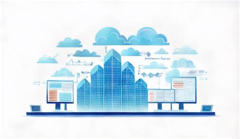 People Interact With Cloud Computing Servers Premium Ai Generated Image