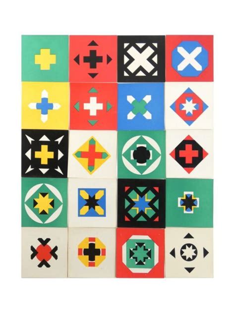 Stencil Design Test Grace Arthur 1945 Amazing Mid Century Design Object