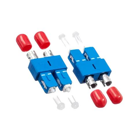 Fiber Optic Duplex Adapter Sc Male To St Female Fiber Adapter Duplex