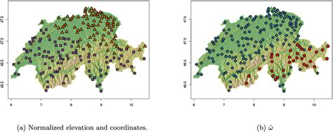 Partition Of Swiss Weather Stations Applying Pam Algorithm To Download Scientific Diagram