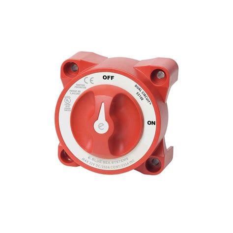 Blue Sea Systems Dual Circuit Battery Switch 2 Positions 2 Inputs 350a Continuous 5510e Bss