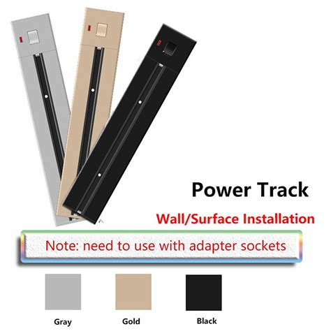HOT Cm Electric Extension Track Socket Hidden Concealed Wall Outlet Power Track EU UK