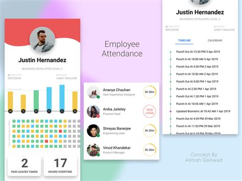 Attendance App Ui Freelancer