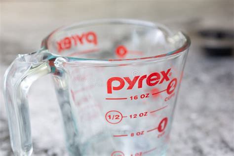Pyrex Measuring Cup Editorial Photography Image Of Handle 176955742