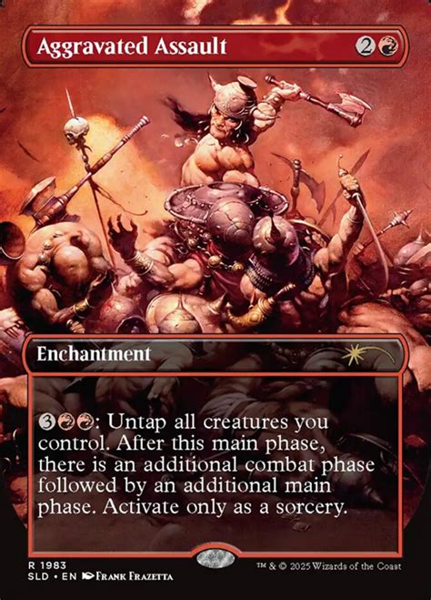 Aggravated Assault Magic The Gathering Mtg Cards