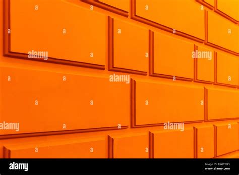 Orange Wall With Classic Rustication Pattern Classical Architecture