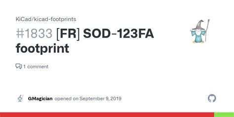 Fr Sod 123fa Footprint · Issue 1833 · Kicadkicad Footprints · Github