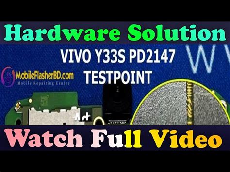 Vivo Y33s Test Point Isp Pinout Remove Pattern Lock And 40 Off