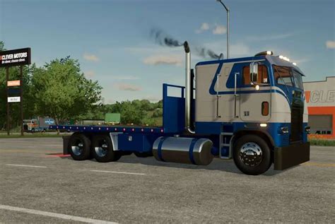 1989 Freightliner Flt Cabover V1000 Fs25 Mod Farming Simulator