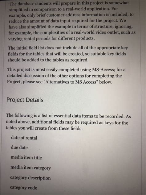 Solved Fre Project 3 Data Modeling And Normalization Mi Pr