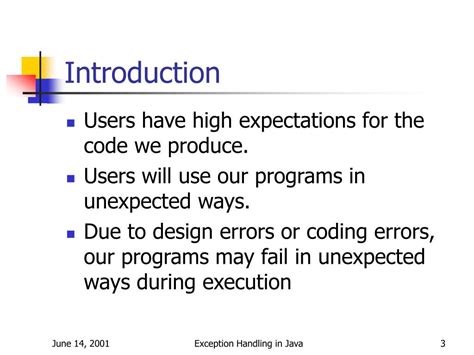 Ppt Exception Handling In Java Powerpoint Presentation Free Download