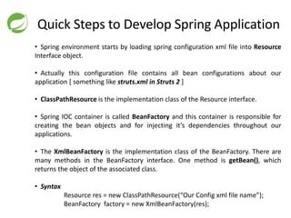 Spring Framework Ppt