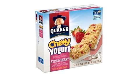 Quaker Oats Chewy Yogurt Strawberry Granola Bars 6 1 Oz In 2025