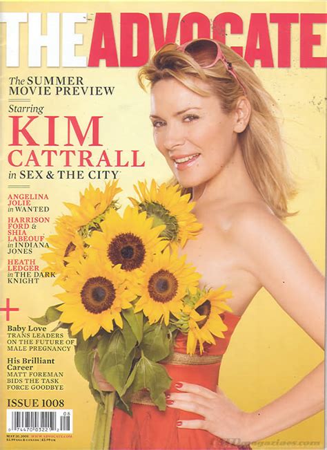 The Advocate May 20 2008 Starring Kim Cattrall In Sex And The C The Advocate May 20 2008 Starring Kim Cattrall In Sex And The C