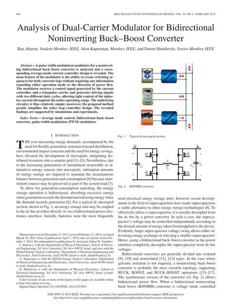 Pdf Analysis Of Dual Carrier Modulator For Bidirectional Noninverting