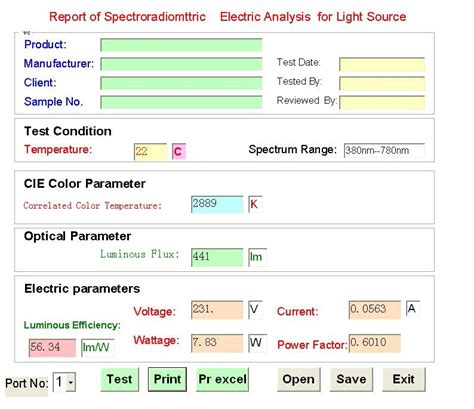 Spectrometer Testing Led Lamp Lumen Test Equipment Products From Shenzhen Lite Technology Limited