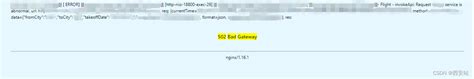 日常 ux 响应 nginx 502 bad gateway hutool 502 csdn博客
