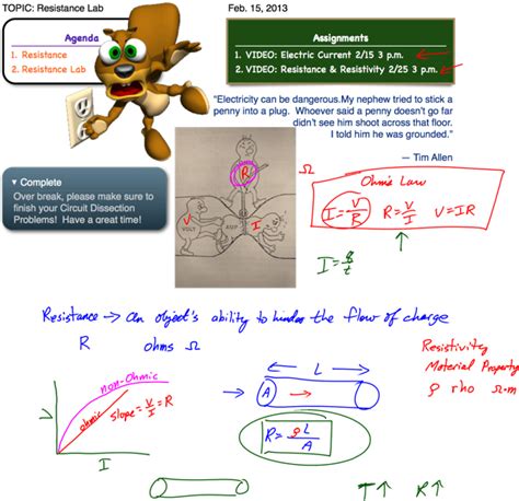 Resistance And Resistance Lab Regents Physics