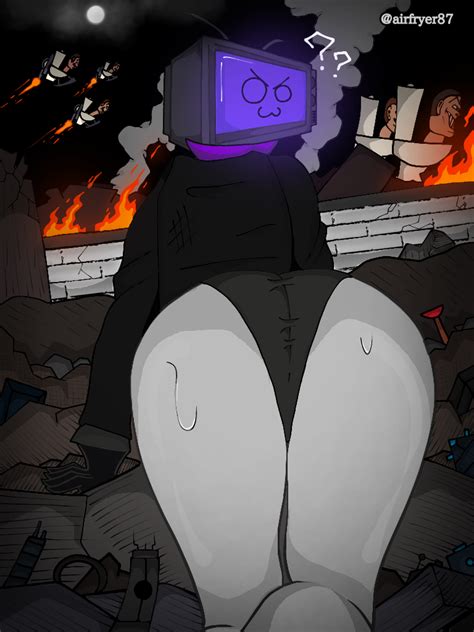 Rule 34 òwó 1girls Airfryer87 Bending Over Female Grey Body Grey Skin Male Male Female