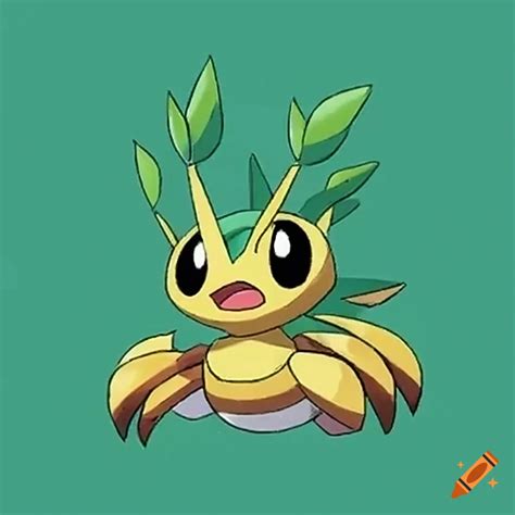 Grass And Crab Type Pokémon On Craiyon