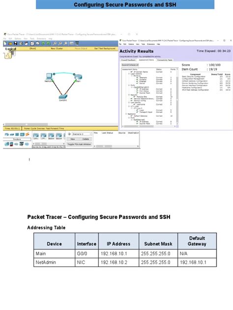 Configuring Secure Password And Ssh Pdf