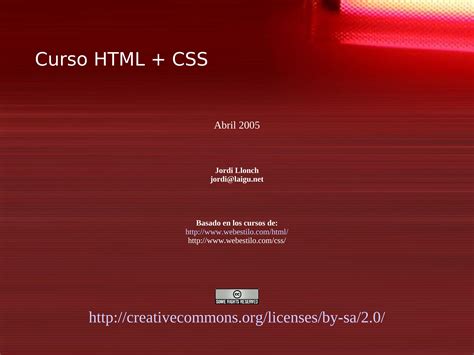 Curso Html Css By Jose Luis Ramos Garagate Issuu