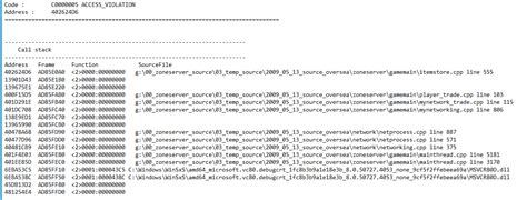 Does Anyone Know What This Error Is Ragezone Mmo Development Forums