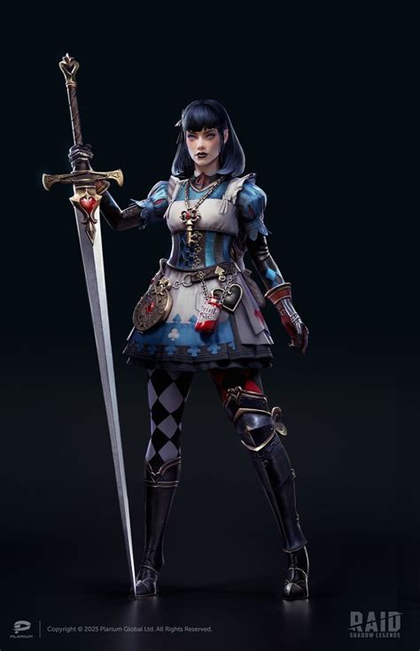 Artstation Alice Raid Shadow Legends Alice In Wonderland Drawings Raid Shadow Legends