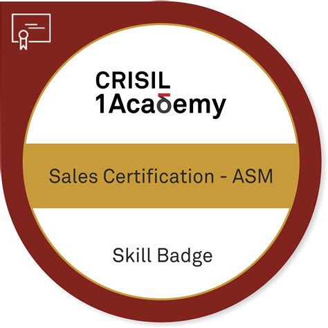 Sales Certification For Area Sales Managers Credly