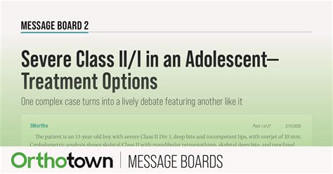 Severe Class Iii In An Adolescent— Treatment Options Orthotown