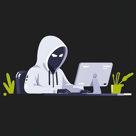 Premium Photo Hacker Symbol Graphic Flat Hacker Icon Cybersecurity