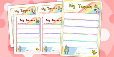 FREE Editable Target Learning Objective Book Labels