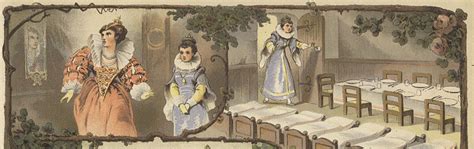 Märchen Illustration Schneewittchen Chromolithographie Um 1880 Im