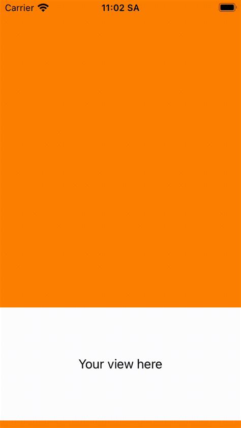 Ios How Adjust The Contentview Height With Pangesturerecognize Stack Overflow