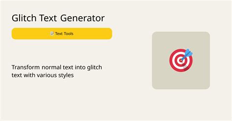 Glitch Text Generator