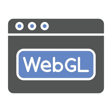 Webgl Icon Style 9966519 Vector Art At Vecteezy