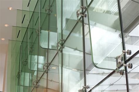 Cantilever Fin Support System Structural Glass Wall Systems Stella