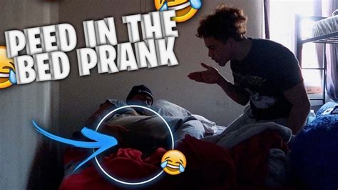 Peed In The Bed Prank Youtube