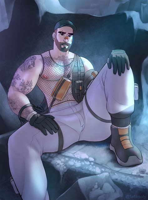 Rule 34 Abs Bara Beard Biceps Bulge Clothing David King Dbd Dead By Daylight Latanolyy Male
