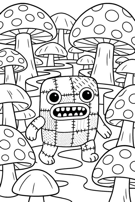 Fuggler Coloring Page Printable Furtive Printable
